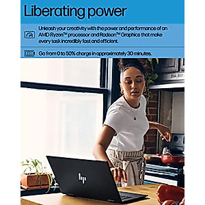 HP ENVY x360 Convertible-Laptop, AMD Ryzen 5 5625U, 8 GB-RAM, 512 GB SSD, 15.6' FHD Touchscreen, Windows 11 Home, HP Fast Charge, Camera-Cover, Mute Button & Fingerprint Reader (15-eu1010nr, 2022)