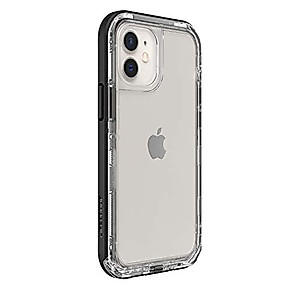 LifeProof for Apple iPhone 12 Mini, Slim DropProof, DustProof and Snowproof Case, Next Series, Clear/Black