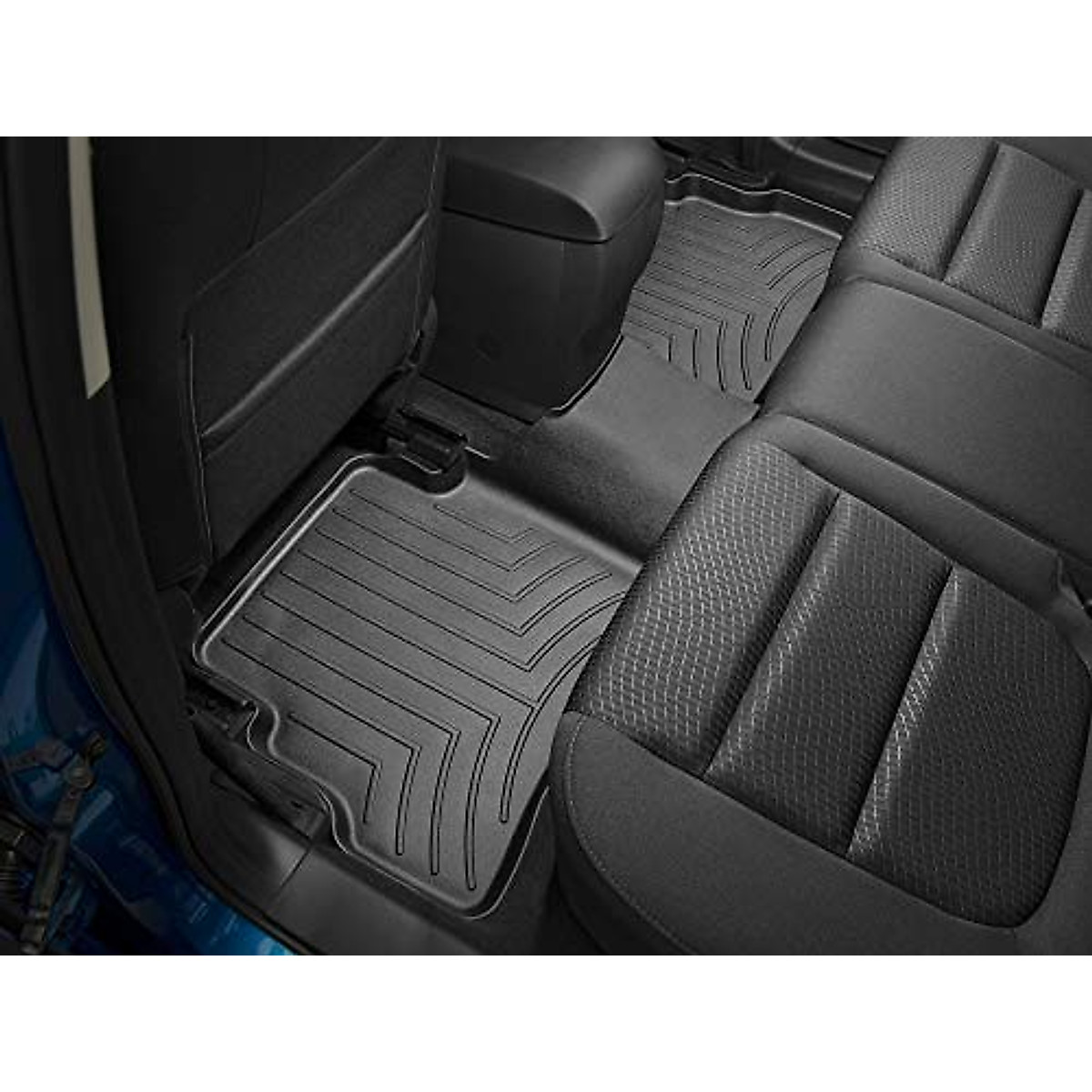 WeatherTech Custom Fit FloorLiners for Mazda CX-5-2nd Row (444192), Black