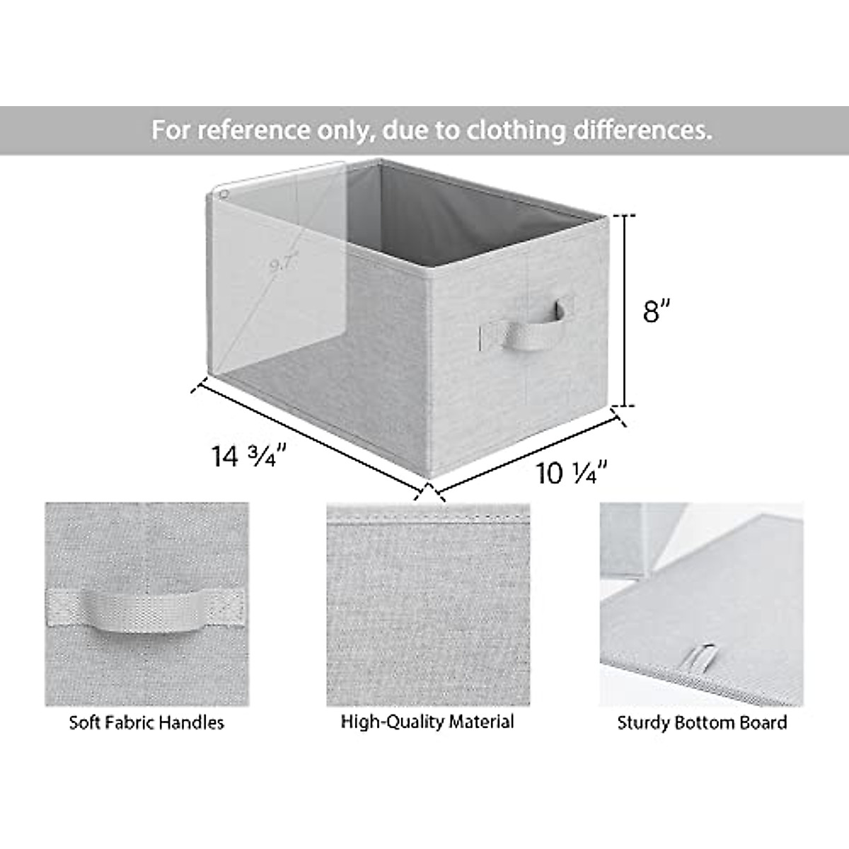 StorageWorks 2-Pack Narrow Storage Bins with 3-Pack Storage Baskets