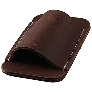 Urjumpea Knife Sheath, Handmade Knife Holster, Horizontal Carry Leather Sheath for Belt, EDC Pocket Organizer for Men