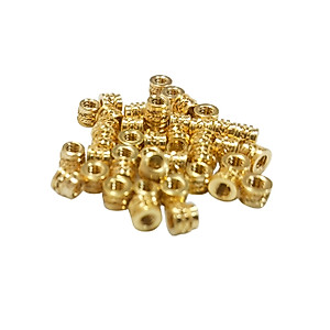 [initeq] #2#2-56 Threaded Heat Set Inserts for 3D Printing (20, Short)