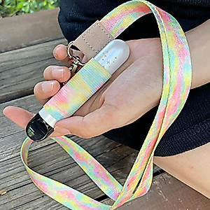 INSYOHO Vape Lanyard - Vape Holder, Elastic Smok Vape Holder Necklace for Vape Device, Inhaler Holder fits Smok Novo, elf Puff Bar Vape, E-cig Lanyard,Disposable Vape Pen Holder (Pink Leopard)