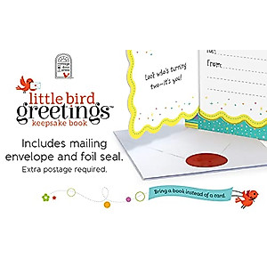 Now You Are Two: Little Bird Greetings, Greeting Card Board Book with Personalization Flap, 2nd Birthday Gifts for Two Year Olds