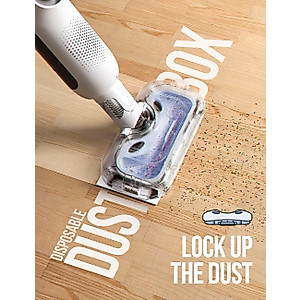 LiTHELi Cordless Vacuum Mop Cleaner, 2-in-1 Hard Floor Stick Vacuum, Wet Dry Mop, 2 Disposable Dust Boxes, 14 Disposable Pads & 1 Washable Pad, 2 Swappable 4000mAh Batteries