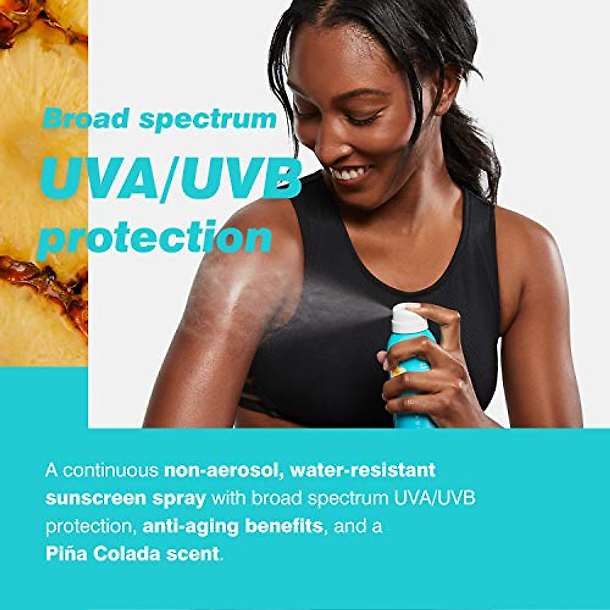 COOLA Organic Sunscreen SPF 30 Sunblock Spray, Dermatologist Tested Skin Care for Daily Protection, Vegan and Gluten Free, Piña Colada, Travel Size, 2 Fl Oz