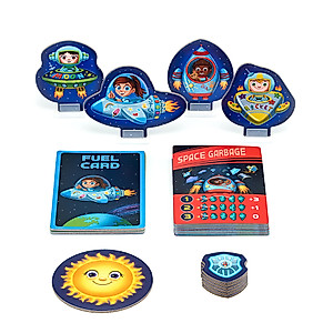 Jumping High Five Little Astronauts Board Game! Space Adventure Game for Kids Ages 4 and Up, Learn Through Play, Fly Around The Solar System in A Rocket Ship, Perfect for Family Game Night