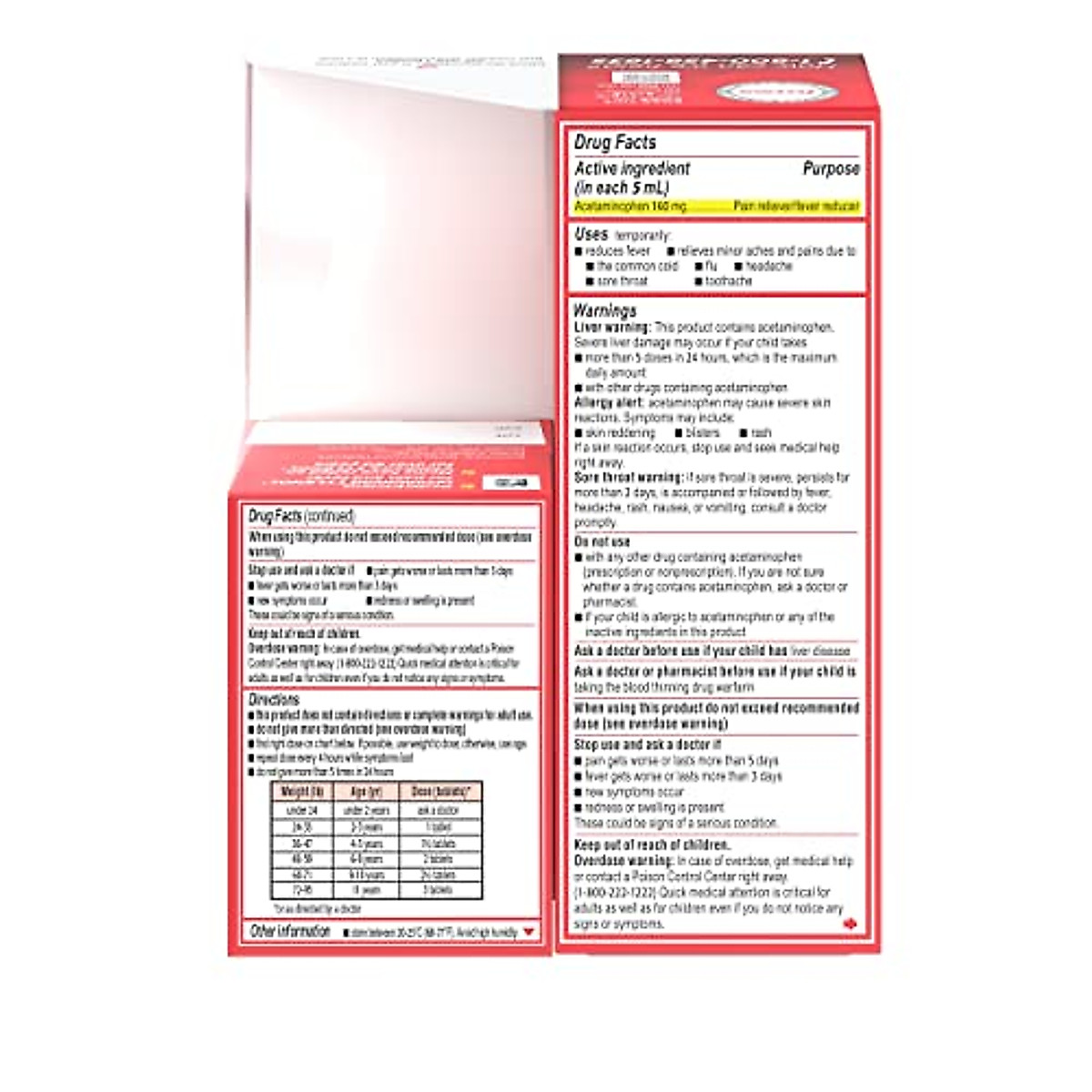 Tylenol Children's Liquid (4 fl. oz) & Chewable (24 ct), Pain Relief, Grape, 2 pc Bundle