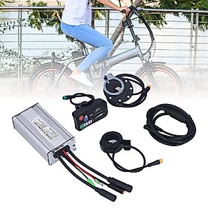 Electric Bike Conversion Kit, Lithium Battery Conversion Kit 36V 48V 22A Controller with LED 880 Display 1 to 2 Connecting Line Kit for 500W Motor