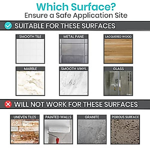 Vive Shower Grab Bar - Strong Suction Cup Handle for Bathtubs and Showers - Bathroom Accessories Safety Hand Rail- Support for Tub, Handicap, Elderly, Injury, Kid, Senior Assist Bath, Non Skid (11.5")