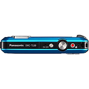 Panasonic Lumix TS20 16.1 MP TOUGH Waterproof Digital Camera with 4x Optical Zoom (Blue) (OLD MODEL)