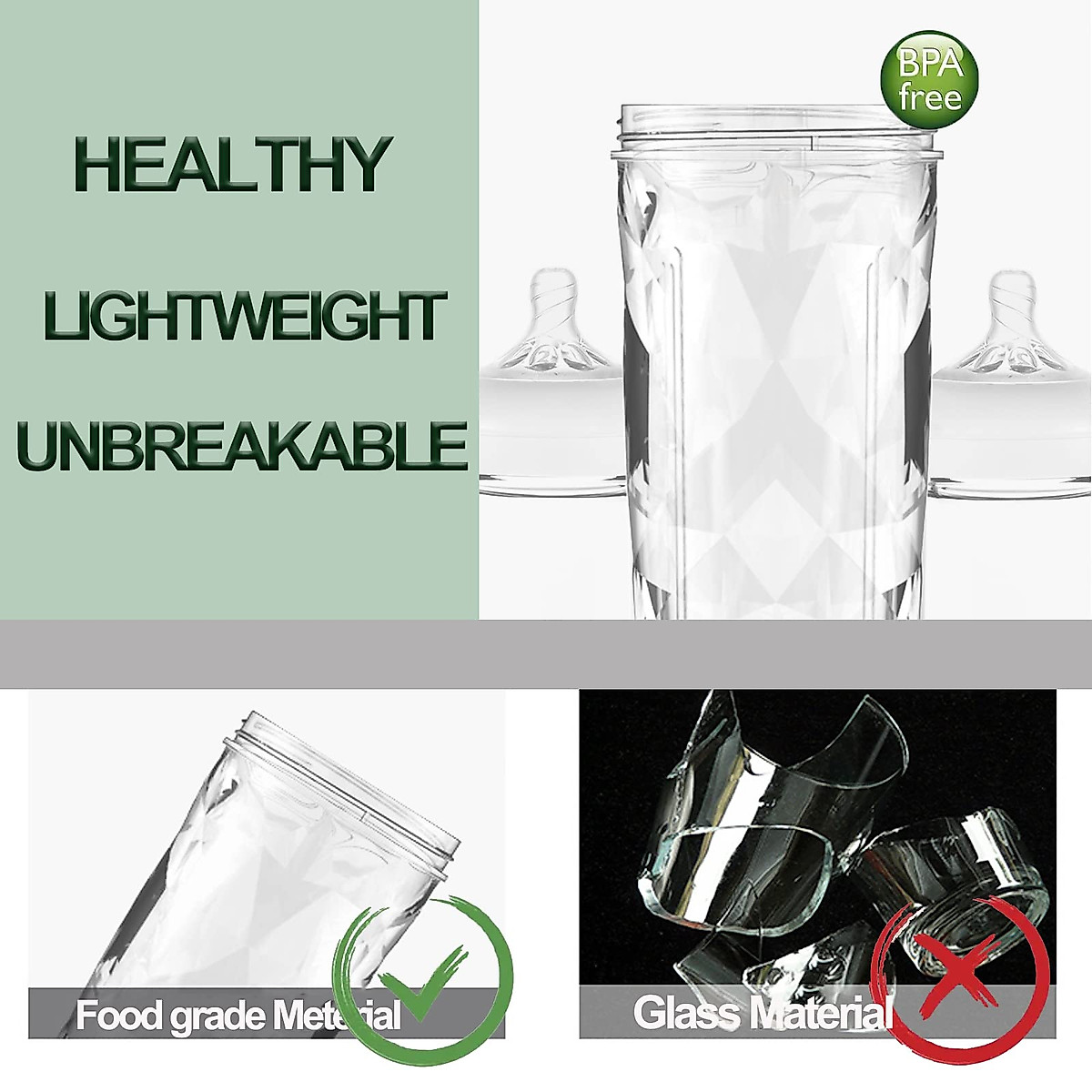 Portable Smoothies Blender, USB Travel Juice Cup, Juice and Shakes Blender, Baby Food Mixing Machince with 6 Blades 4000mAh Rechargeable Battery,for Home, Travel, Office 16.9 Oz (Light Pink)