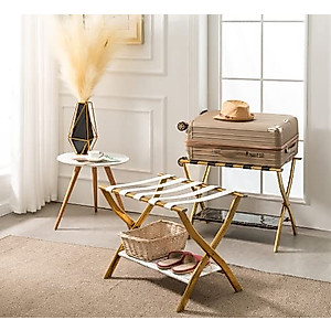 Winsihams Deluxe Luggage Rack for Guest Room - Elevate Your Travel Style and Wow Your Guests!