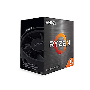 AMD Ryzen 5 5600X 6-core, 12-Thread Unlocked Desktop Processor with Wraith Stealth Cooler