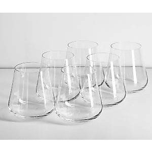Gabriel-Glas - Set of 6 - New Stemless Austrian Crystal Wine Glass - DrinkArt Edition