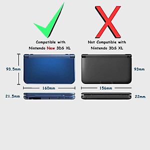 Replacement Glass Top Upper Screen Frame Lens Cover LCD Screen Protector With Adhesive For New 3DS XL LL 2015 Console Black