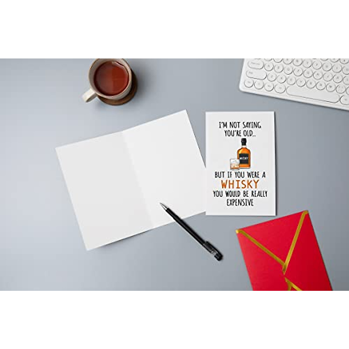 30th 40th 50th 60th Birthday Card for Women Men - Funny Bday Greeting Card for Friend Brother Son, Gag Card Gifts for Him