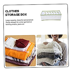 Levemolo Pants Storage Box Portable Clothes Closet Basket Divider Organizer Sock Drawer Organizer Underwear Drawer Vanity Drawer Folding Storage Box Jeans Drawer Organizer T Shirt Organizer