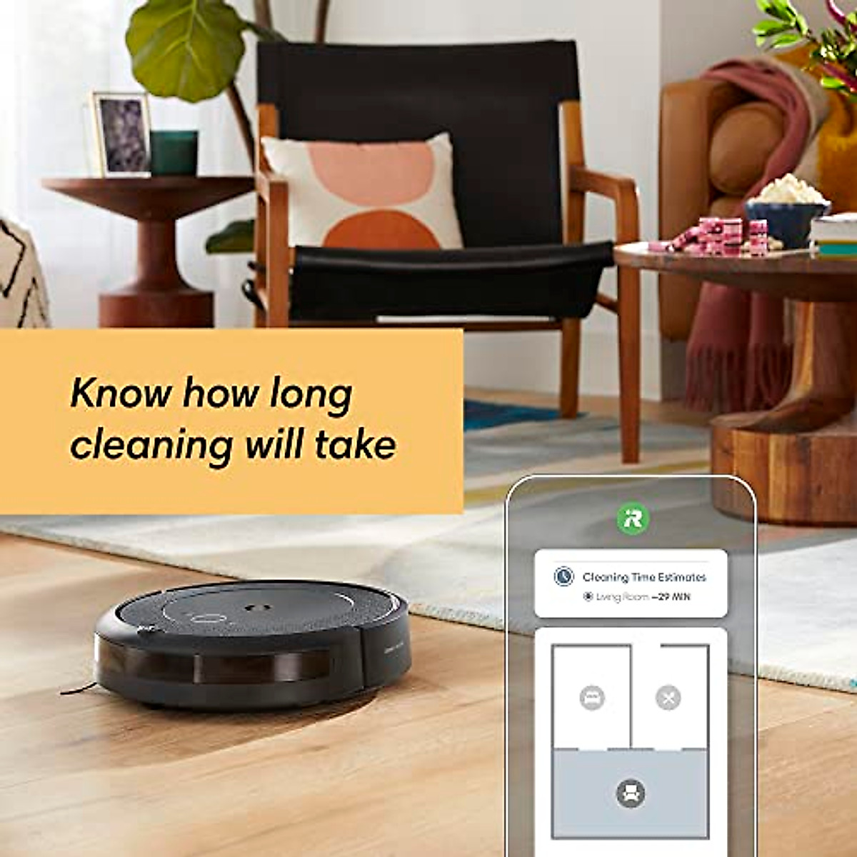 iRobot Roomba i4 EVO (4150) Wi-Fi Connected Robot Vacuum – Now Clean by Room with Smart Mapping Compatible with Alexa Ideal for Pet Hair Carpets & Hard Floors