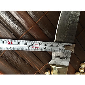 Perkin Knives - Custom Handmade Damascus Hunting Knife Fixed Blade Knife