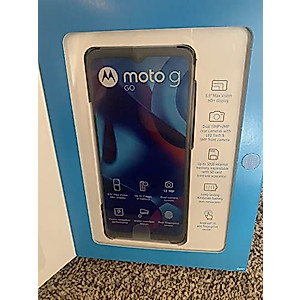 Motorola AT&T XT2163-7 Moto G Go 4G 32GB 6.5" Prepaid Smartphone Phone - Carrier Locked to AT&T