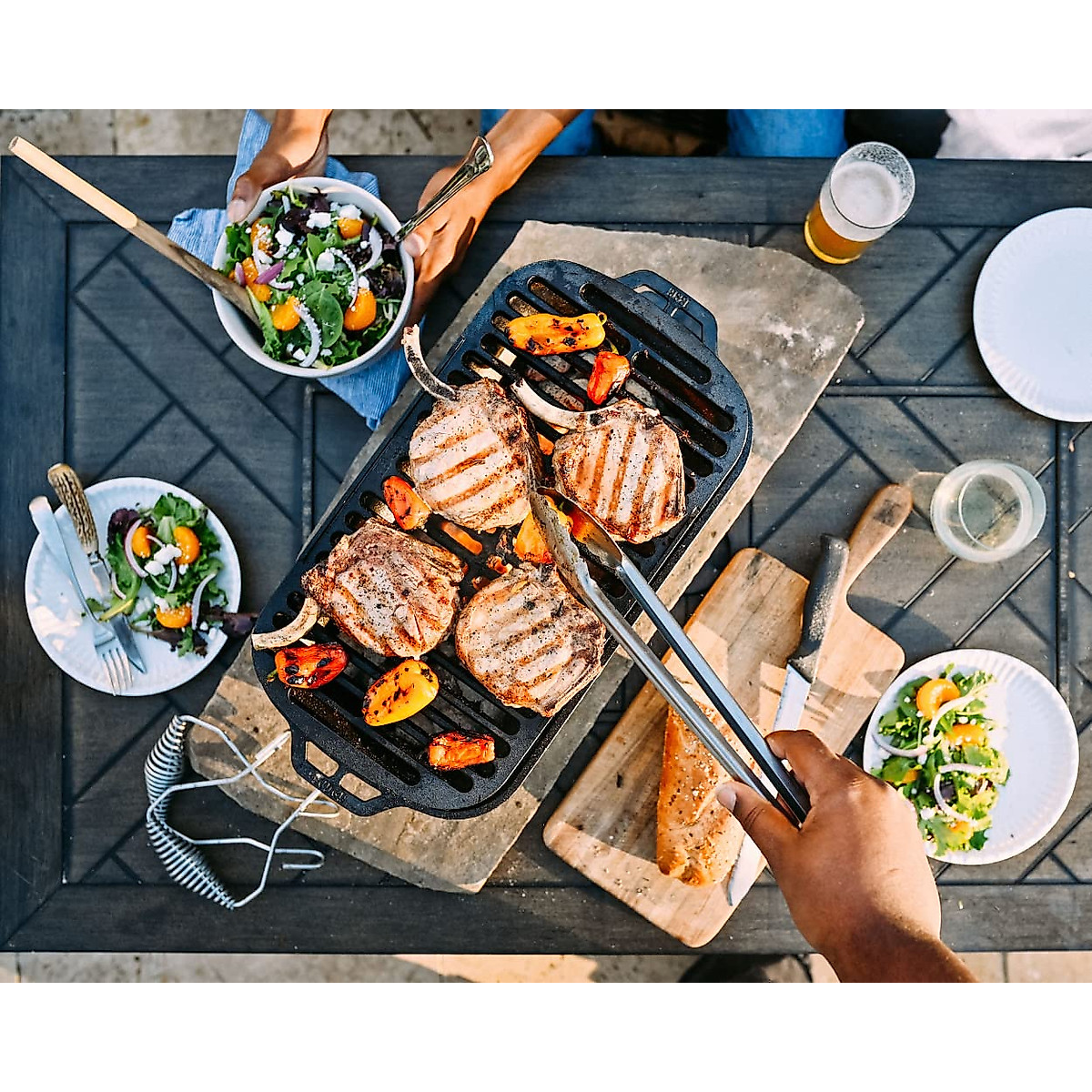 Lodge Sportsman's Pro Grill, 19.38 inches, Black