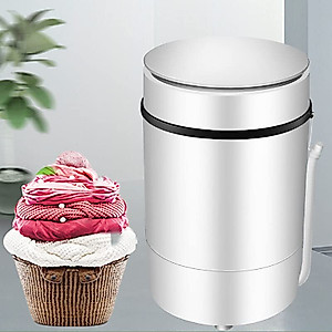 YYbm 7.0kg Shoe Washing and Laundry Small Household Semi-Automatic Mini Single Bucket Washing Machine One Machine Multi-Purpose Suitable for Camping, Travel, Apartment, Dorm, RV