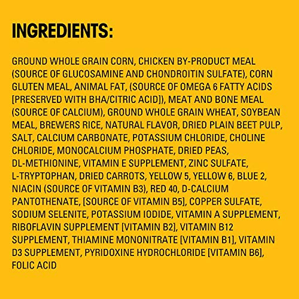 PEDIGREE Complete Nutrition Adult Dry Dog Food Roasted Chicken, Rice & Vegetable Flavor Dog Kibble, 46.8 lb.Bag