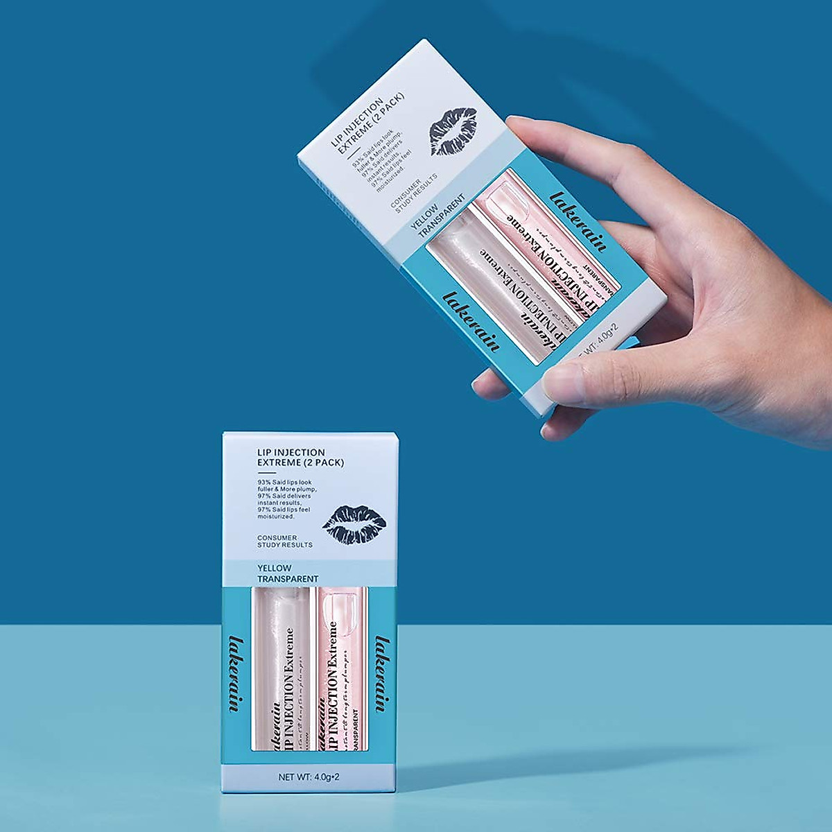 Natural Lip Plumper and Lip Care Serum,,Day and Night Lip Plumper ,Lip Injection Extreme Instantly Sexy Lips Plumping Lip Gloss,Lip Plumper That Really Works