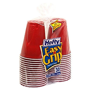 Hefty Easy Grip 18 Ounce Cups (Red), Case Pack, Twelve - (Pack of 30)