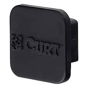 CURT 22275 Rubber Trailer Hitch Cover, Fits 1-1/4-Inch Receiver