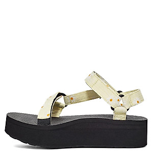 Teva Women's Flatform Universal Gloriosa Sandal, Yellow, 9