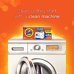 Washing Machine Cleaner by Tide for Front and Top Loader Washer Machines,(2.6oz each) (Pack of 5) (Packaging May Vary)