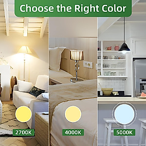 YAOHENG A19 LED Light Bulb, 100 Watt Equivalent LED Bulbs, 5000K Daylight White, 1500 Lumens, Standard E26 Base, Non-Dimmable 15W Super Bright Light Bulbs for Home, Office Lamp, ETL Listed(4-Pack)