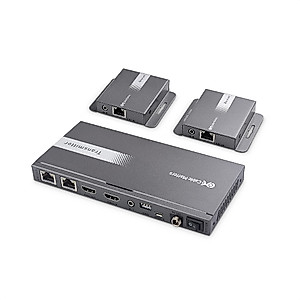 Cable Matters 4K 1x2 HDMI Extender Splitter (4K HDMI Over Ethernet Extender Kit) for 1-to-2 Setups – Supports 4K up to 131 Feet / 1080p up to 230 Feet