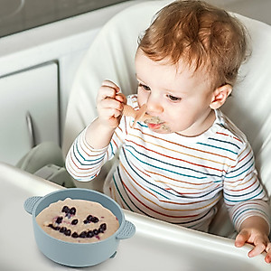 Eascrozn Baby Spoons and Forks Feeding Set, 6 Pack Silicone First Stage Self Feeding Toddler Utensils, BPA Free, Baby Led Weaning Supplies for Training Spoons