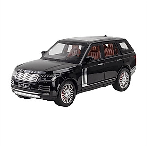 WXXGY for Land Rover Range Rover. 1/24 Alloy Car Model Diecasts Toy Vehicles Metal Car Model Collection Kids Gift ( Color : Black )