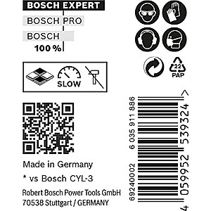 Bosch Professional 10x Expert CYL-9 MultiConstruction Drill Bit (for Concrete, Ø 6,00x100 mm, Accessories Rotary Impact Drill)