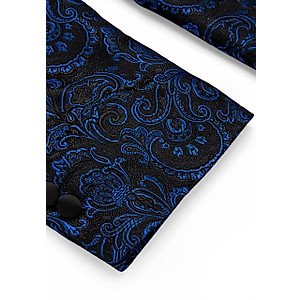 COOFANDY Men's Floral Tuxedo Suit Jacket Slim Fit Dinner Jacket Party Prom Wedding Blazer Jackets