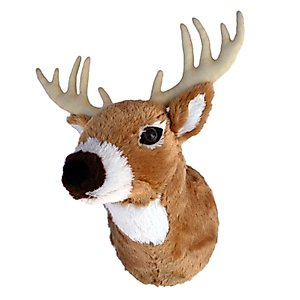 ADORE 13" Boone the Whitetail Deer Plush Stuffed Animal Walltoy Wall Mount