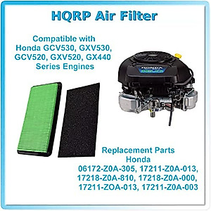 HQRP 2-Pack Filter with Pre-Filter compatible with Toro 74425/74434 Lawn Tractor; compatible with Lawn Boy 81245 81246 Z340 81250 Z350 81270 Z3400 Hlx Riding Mower