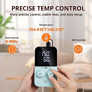 HTVRONT Heat Press Machine for T Shirts - 15x15 Swing Away Shirt Press Machine - Professional Heat Press for Sublimation, Vinyl, Heat Transfer Projects, Heats Up Fast & Distribute Heat Evenly (Blue)