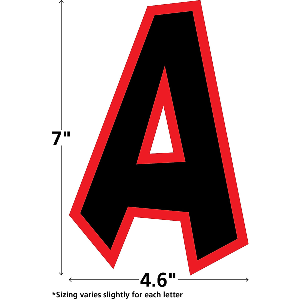 Teacher Created Resources 77282 Electric Bright 7" Fun Font Letters