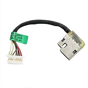 MMOBIEL DC Power Jack Dock Connector Flex Cable Replacement Compatible with HP Pavilion HP 17-by, X360 M6-W M6-P M6-AQ M6-AR Serie, 14M-BA 15-AU M3-U Series