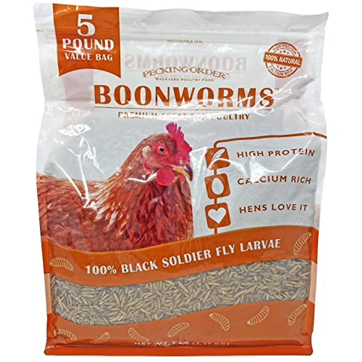 Pecking Order Boonworms 100% Black Soldier Fly Larvae