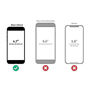 OTTERBOX SYMMETRY SERIES Case for iPhone SE (2nd gen - 2020) and iPhone 8/7 (NOT PLUS) - Retail Packaging - ROSSO CORSA (FLAME RED/RACE RED)