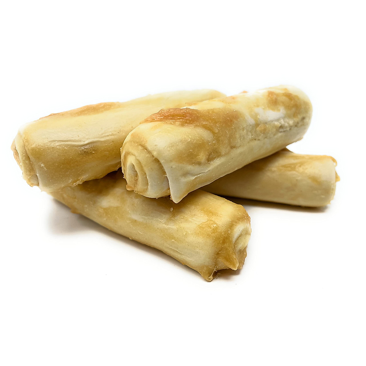 Totally Animal Medium Hide-Free Chicken Recipe Dog Chews | | Best Non-Rawhide Natural Treats on Earth for Dogs | Easy to Digest No-Rawhide Rolls | 4-5" Rolls (Pack of 4)