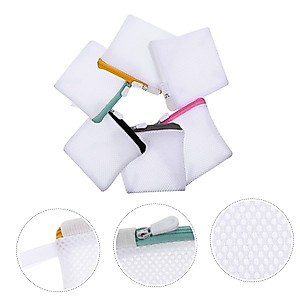 JOINPAYA 6pcs Laundry Bag Mesh Wash Bag Mini Washing Machine Underwear Washing Bag Wash Bags Protecting Wash Bag Foldable Wash Bag Laundry Pouch Travel Sandwich Mesh Laundry Mesh Bag Bra