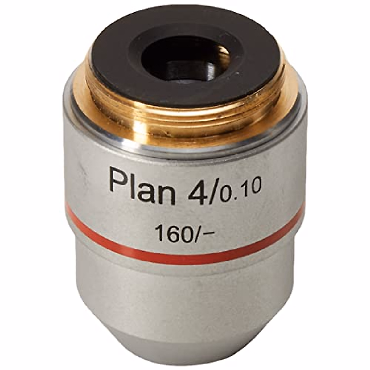 AmScope PA4X 4X Plan Achromatic Microscope Objective