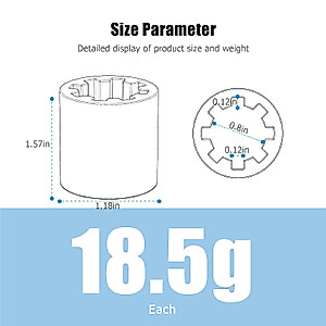 Screw Drive Coupler Part for LiftMaster, 4-Pack Garage Door Opener Sprocket Coupler Part for LiftMaster Chamberlain Craftsman Garage Door Opener